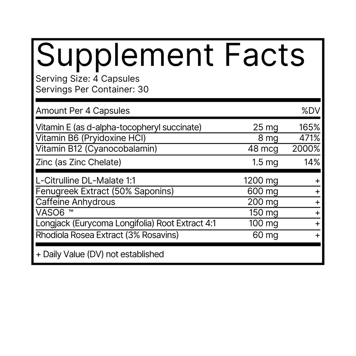 [High T] BLACK Hardcore Formulation 152ct – High T Products