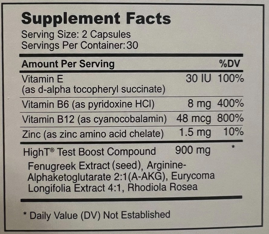 [High T] The "Original" Testosterone Booster 60ct – High T Products